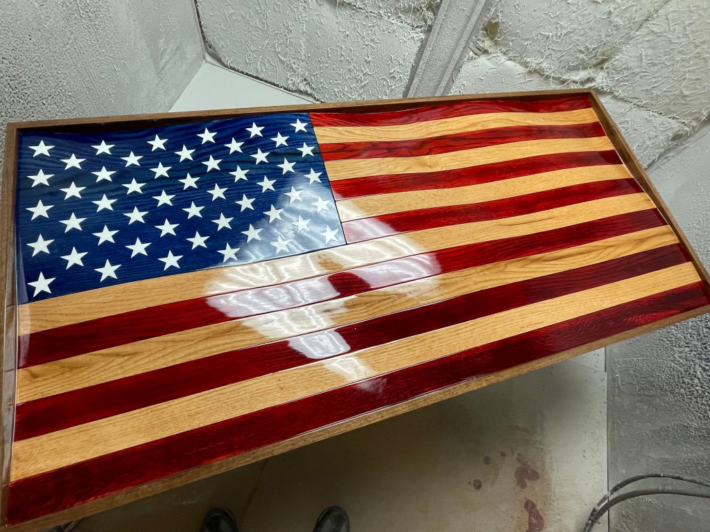 Custom Wooden Flags & Home Décor | KPCC Woodworking and Rustic Flags